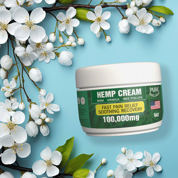 Hemp Relief Cream with Arnica, MSM, and Bee Pollen – Earth First Botanicals